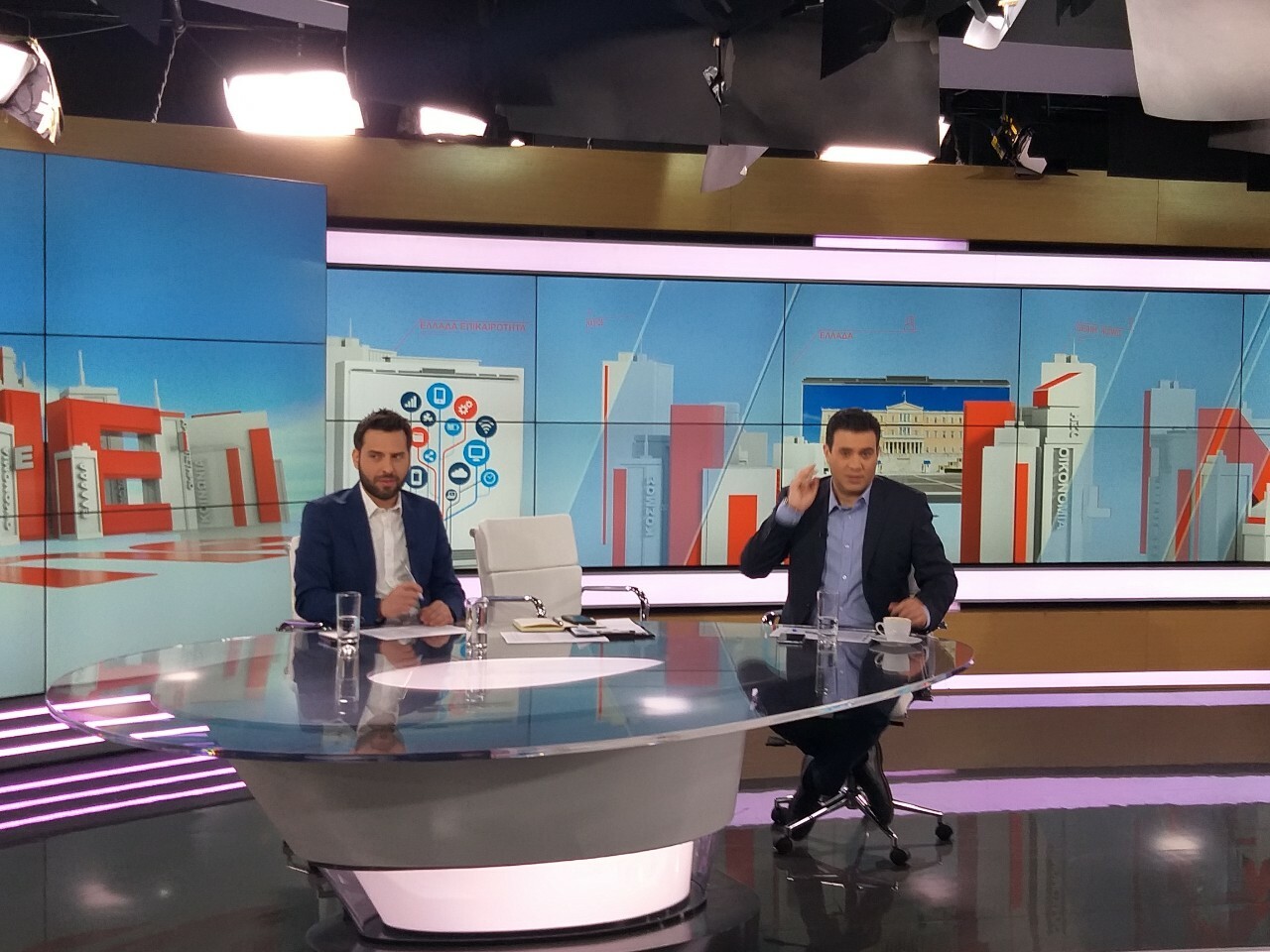 Στα παρασκήνια του One Channel - Οι πρώτες εικόνες από το κανάλι του ...