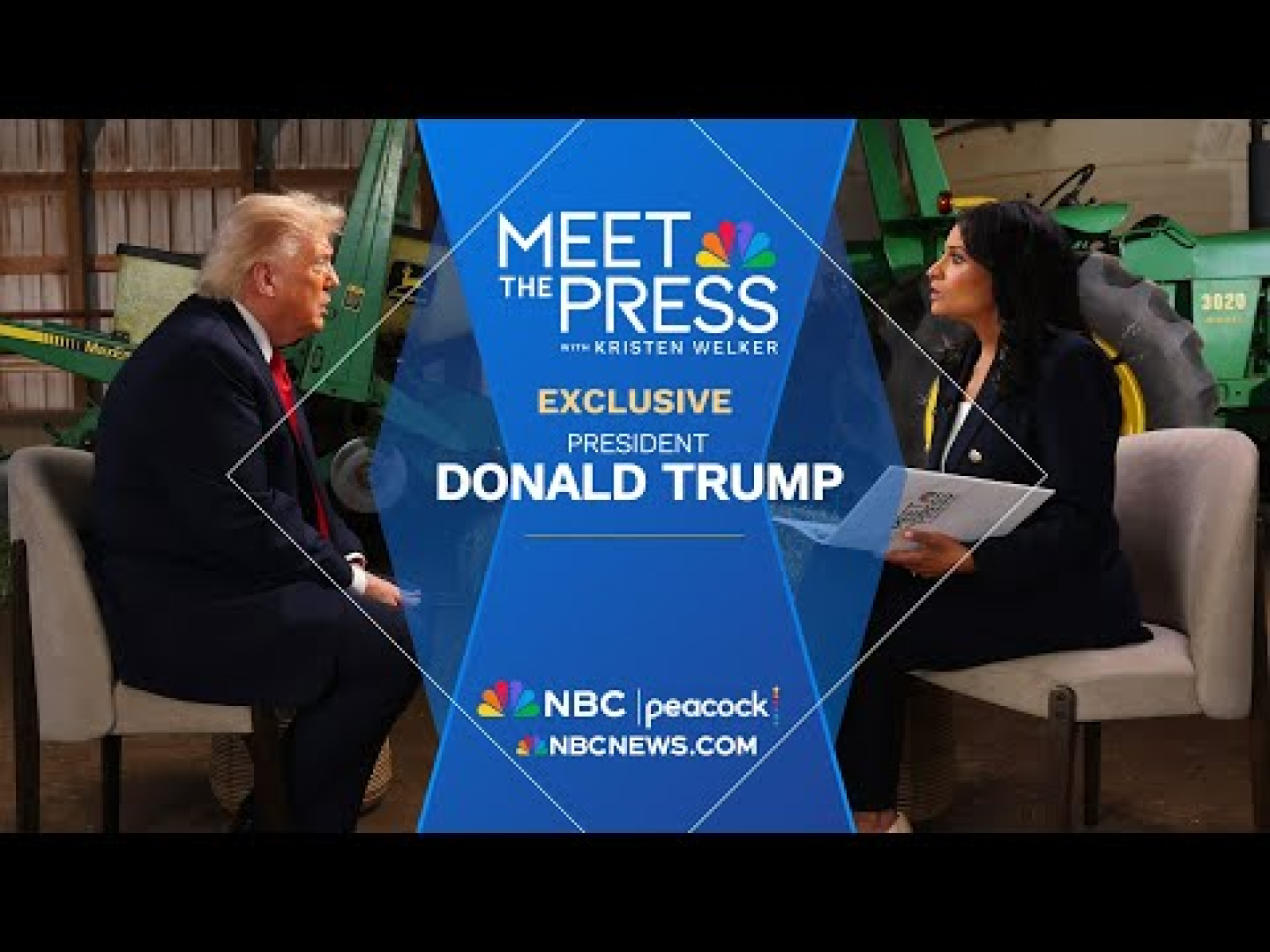 Έξαλλος ο Τραμπ διέκοψε συνέντευξη στο NBC: «Είσαι είτε χαζή είτε ...